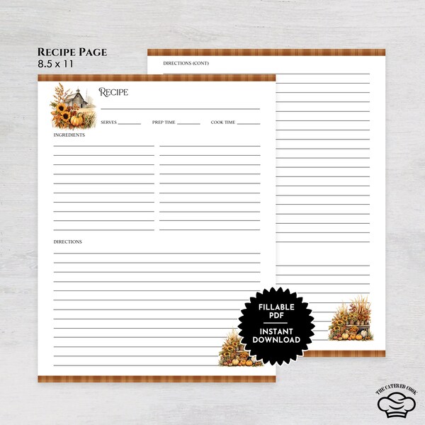 Rustic Recipe Box - Etsy
