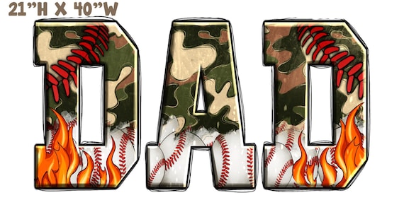 Dad Ez Set Happy Fathers Day Baseball Dad Yard Card Set - Etsy