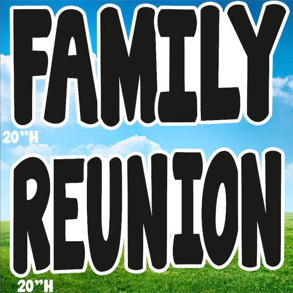 Family Reunion Sign in Sheets - Etsy