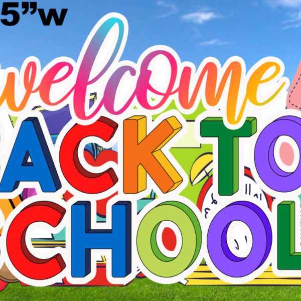 Large Welcome Back Card - Etsy