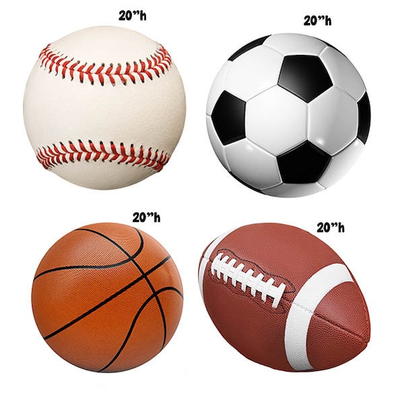 Sports Basketball Baseball Football Soccer Yard Cards - Etsy