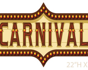 County Fair Carnival Decorations Backdrops Cutouts Signs Yard Cards UV ...