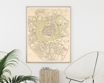 Digital Political Map of Europe 1970s Printable European Map - Etsy UK