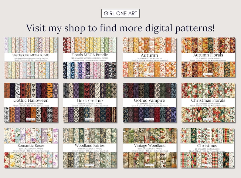 Pink Christmas Seamless Paper: Holiday Scrapbook Patterns (digital ...