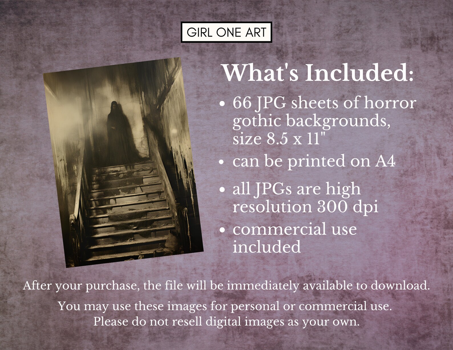 Dark Gothic Junk Journal Pages Instant Download Digital Scrapbook Paper ...