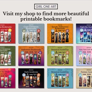 Winter Wonderland Printable Bookmark Bundle PNG JPG Holiday Stocking ...