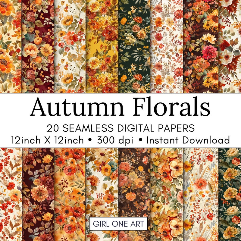 Autumn Digital - Etsy