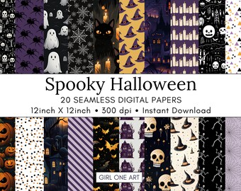 Vintage Witch Photo & Halloween Digital Sheets: Set of 10 - Etsy
