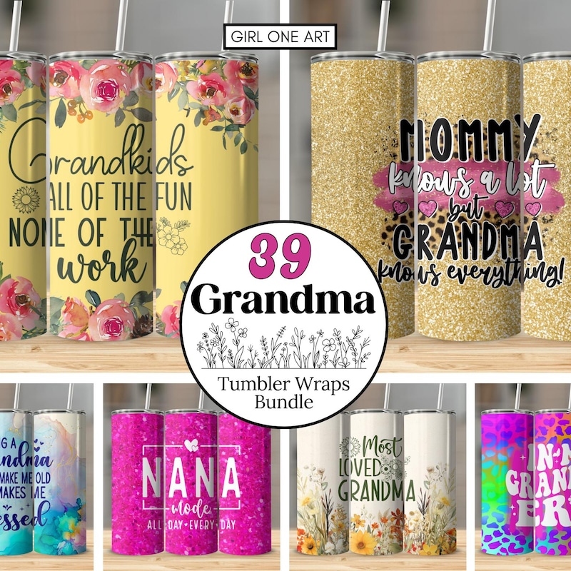 20 Oz Gigi Tumbler Wrap - Etsy