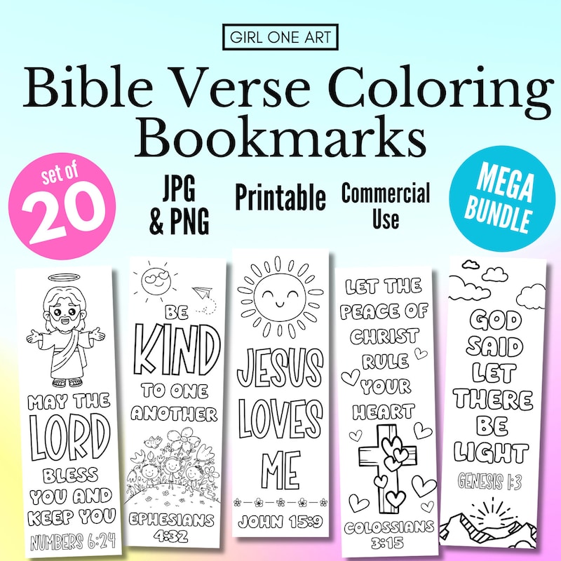 Printable Colouring Bookmarks - Etsy