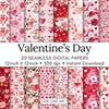 Pinstripe Hearts Seamless Repeat Pattern PNG & JPEG - Etsy