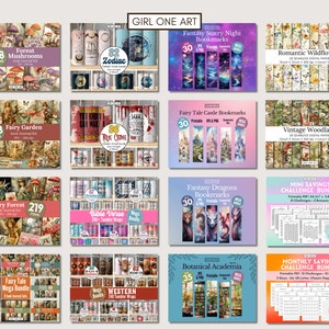 Vintage Fairies Junk Journal Kit Instant Download Digital Scrapbook ...