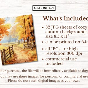 Autumn Junk Journal Pages Instant Download Digital Scrapbook Paper Kit ...