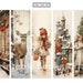Winter Wonderland Printable Bookmark Bundle PNG JPG Holiday Stocking ...