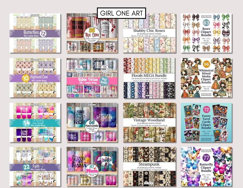 3D Inflated Tumbler Wrap Mega Bundle: 20oz Puffy Designs (PNG) - Etsy