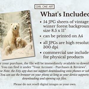 Winter Forest Junk Journal Pages Instant Download Digital Christmas ...