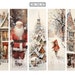 Winter Wonderland Printable Bookmark Bundle PNG & JPG, Commercial Use ...