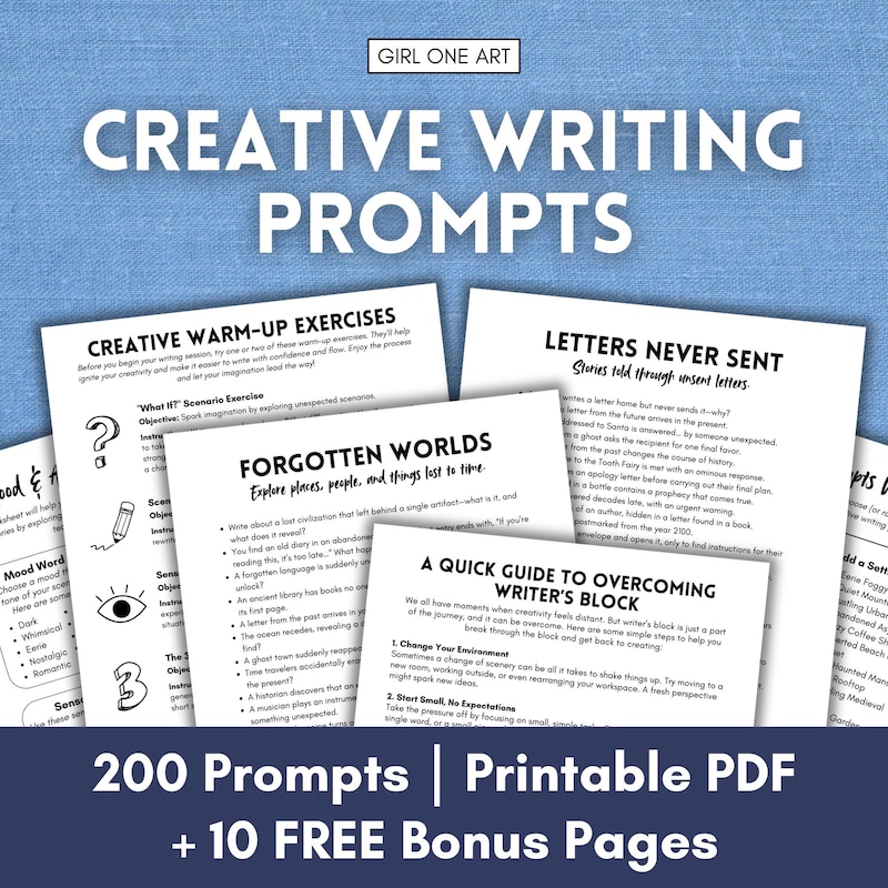 Love is Writing Prompt - Etsy UK