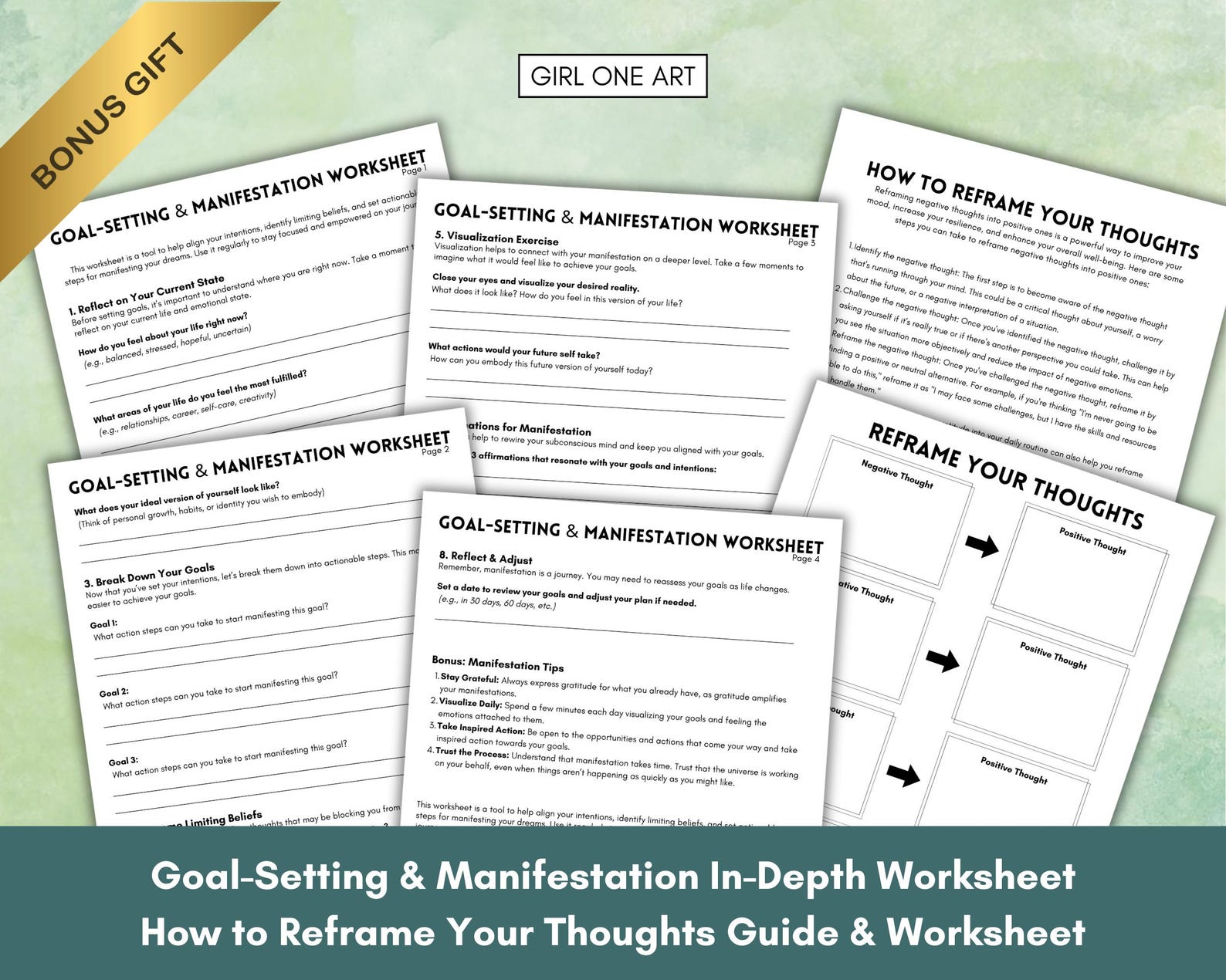365 Daily Journal Prompts: Personal Growth & Mindfulness (printable PDF ...
