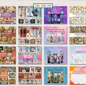 Woodland Junk Journal Kit Digital Download Scrapbook Paper Forest Fairy ...