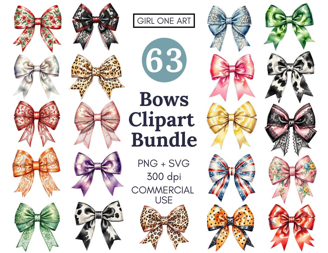 Paquete de imágenes prediseñadas de lazo de cinta de coqueta PNG SVG ...