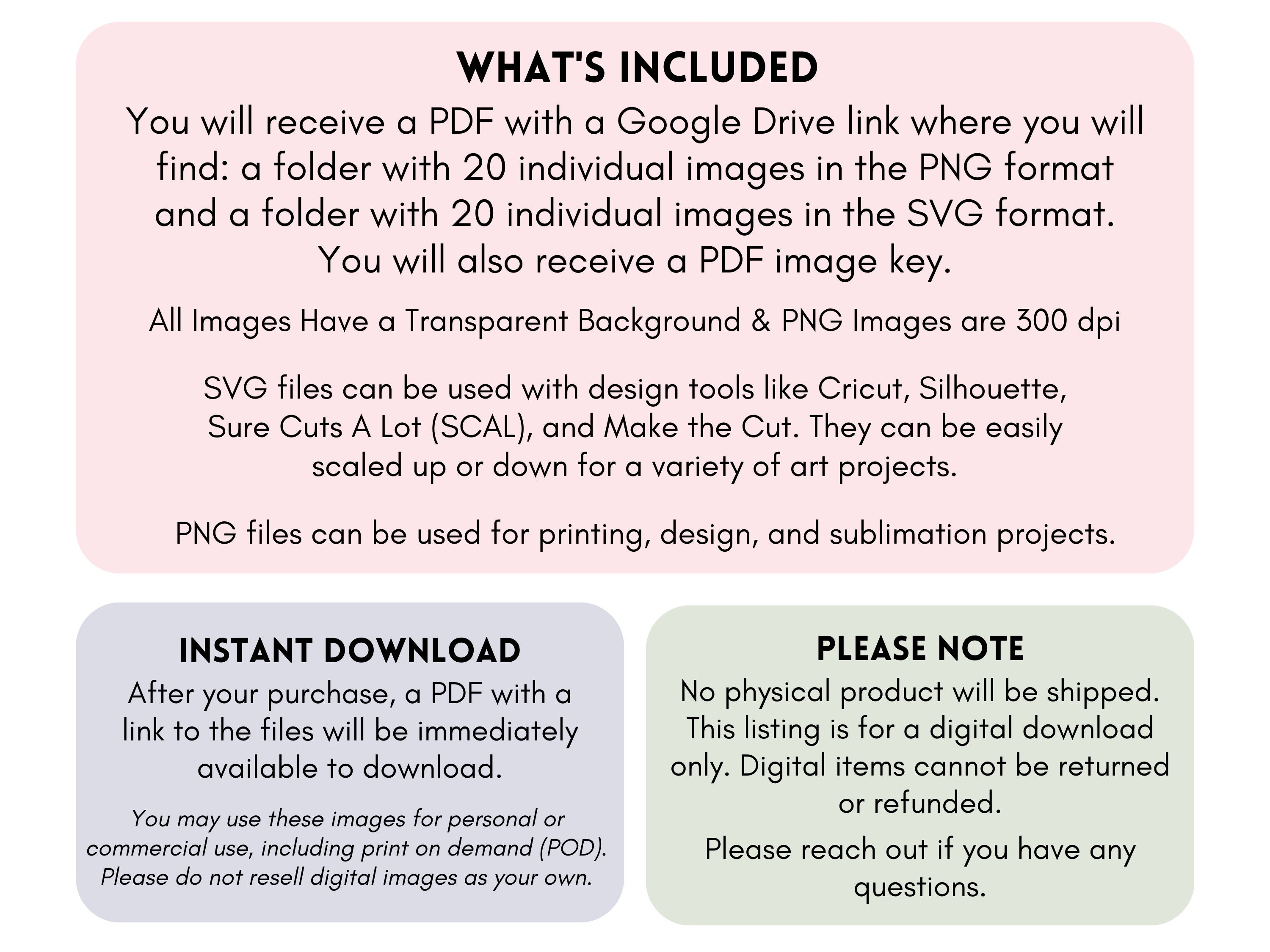 Rainbow Unicorns Clipart Bundle PNG & SVG Commercial Use Invitations ...
