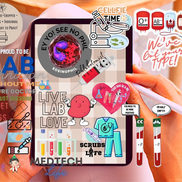 Medical Laboratory Technician Png - Etsy