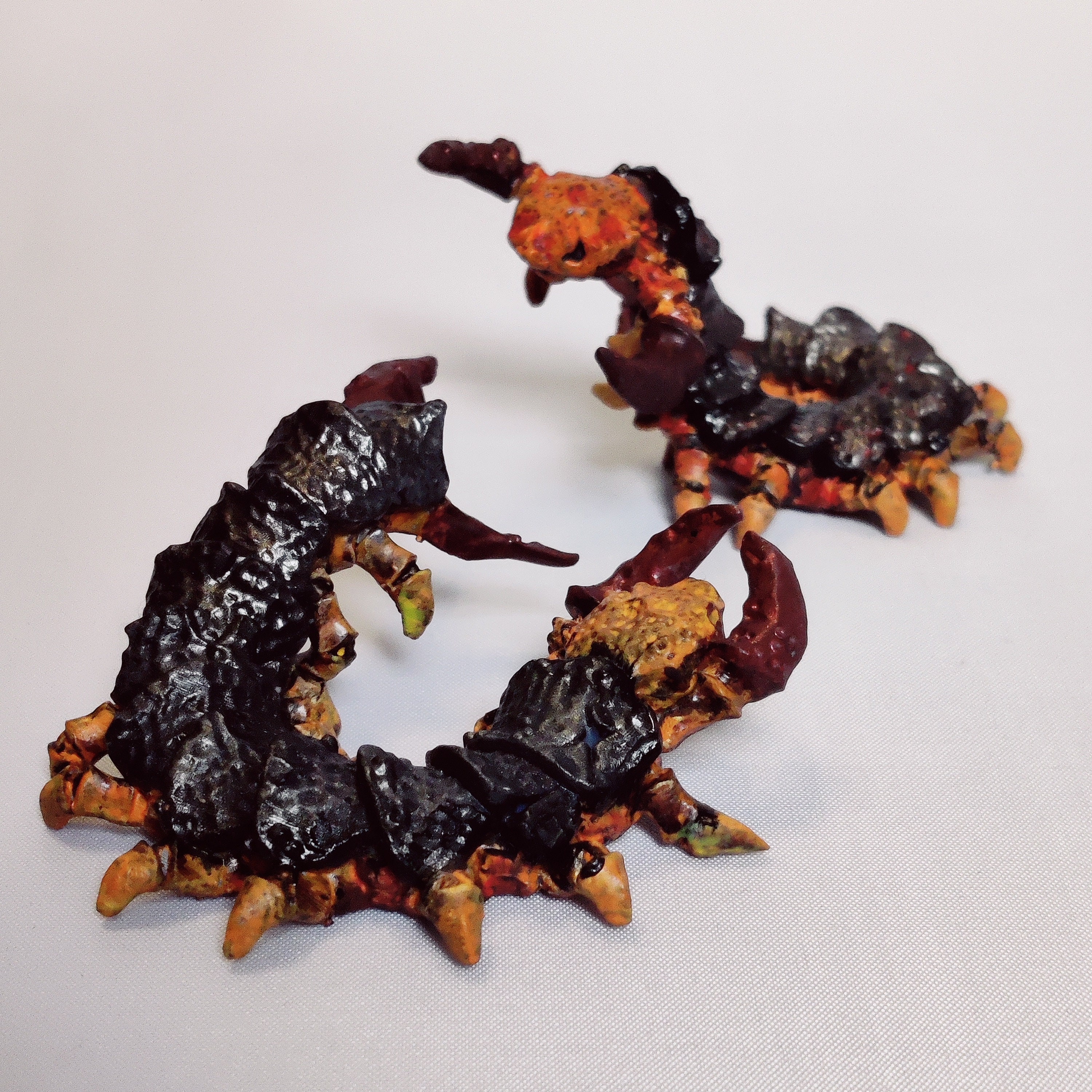 Giant Centipedes Dungeons and Dragons Fantasy Miniature Tabletop RPG ...