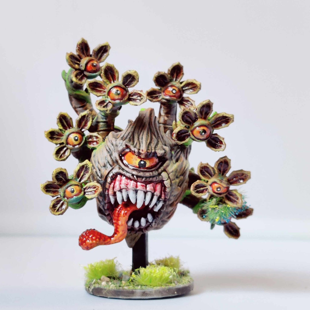 Plant Beholder Dungeons and Dragons Fantasy Miniature Tabletop RPG 28mm ...