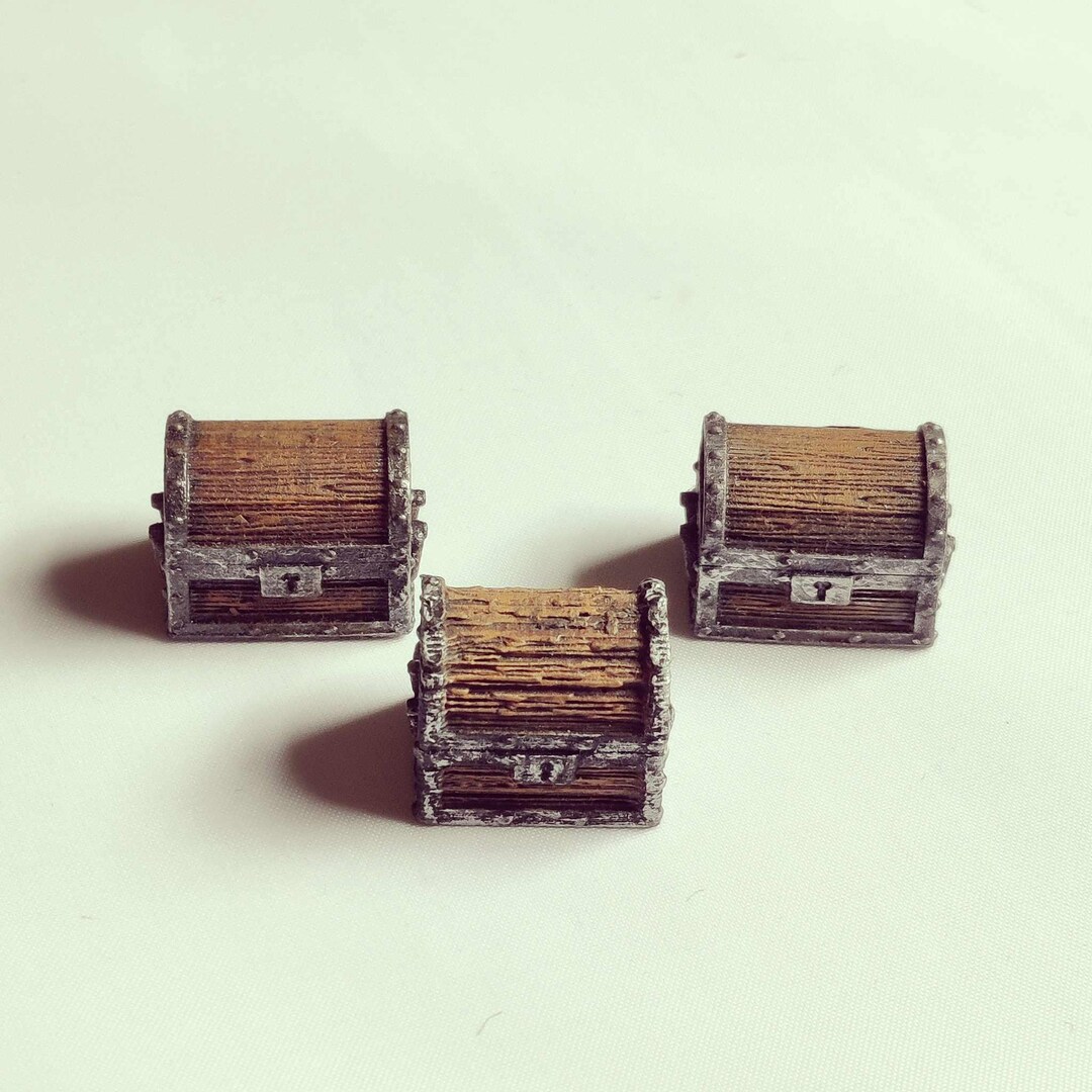 Treasure Chests Dungeons and Dragons Fantasy Historical Miniature ...