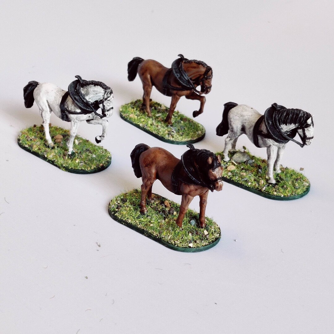 Draft Horses | Dungeons and Dragons | Fantasy | Miniature | Tabletop ...