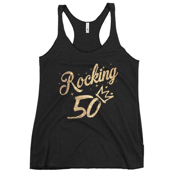 50th Birthday Tank - Etsy