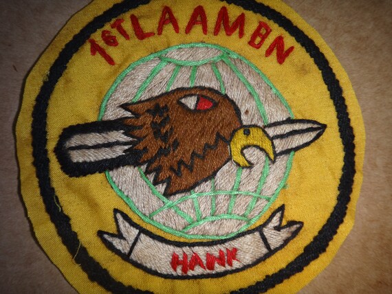 Vietnam War Hand Made Cloth Patch US 1st LAAM Light A… - Gem