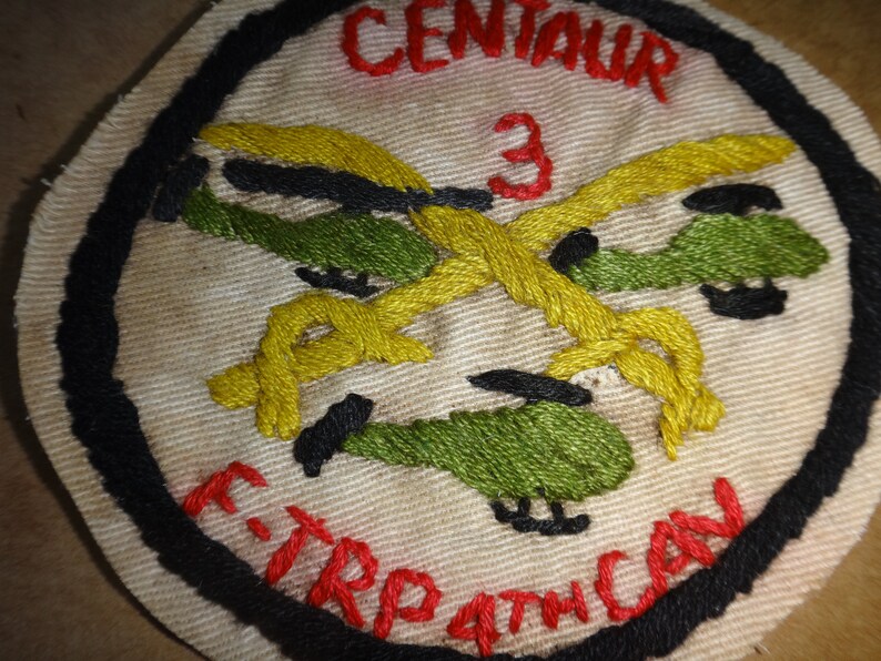 Hand Made Cloth Patch Vietnam War US F Troop 3rd Squadron 4th Cavalry ...