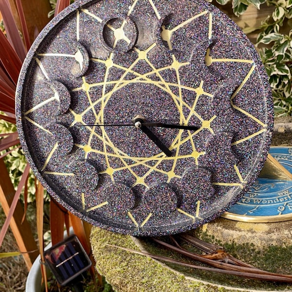 Resin Clock - Etsy UK