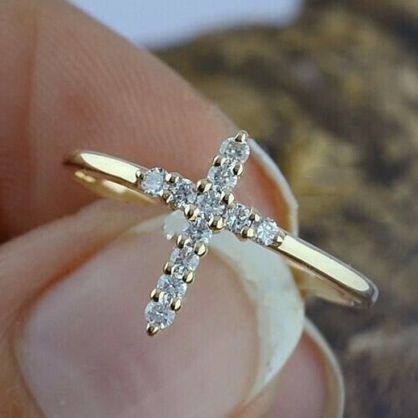 Cross Ring - Etsy