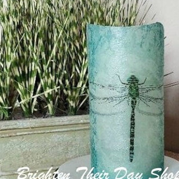 Dragonfly Candle - Etsy