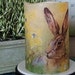 RABBIT Flameless Candle W/timer, Rabbit Flameless Candle, Rabbit Candle ...