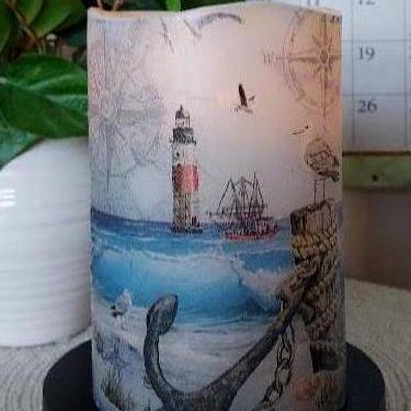 Nautical Candle - Etsy
