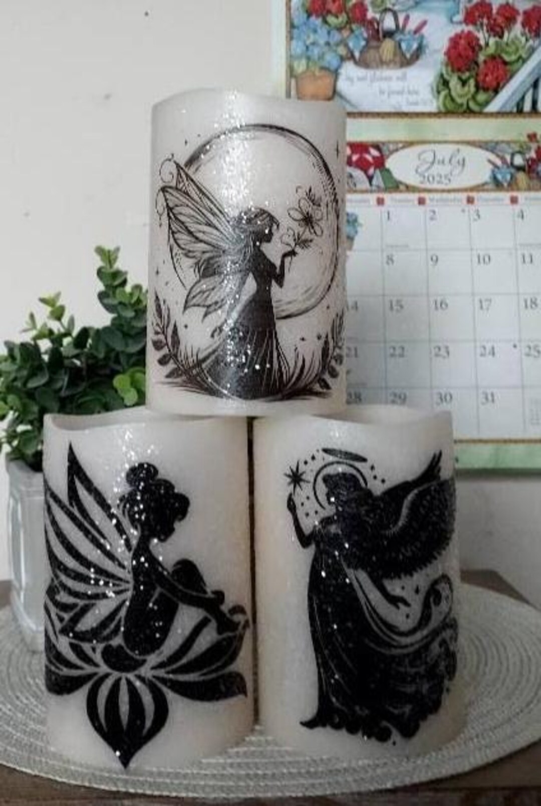 FAIRY Flameless Candle W/timer, Fairy Flameless Candle, Flameless ...
