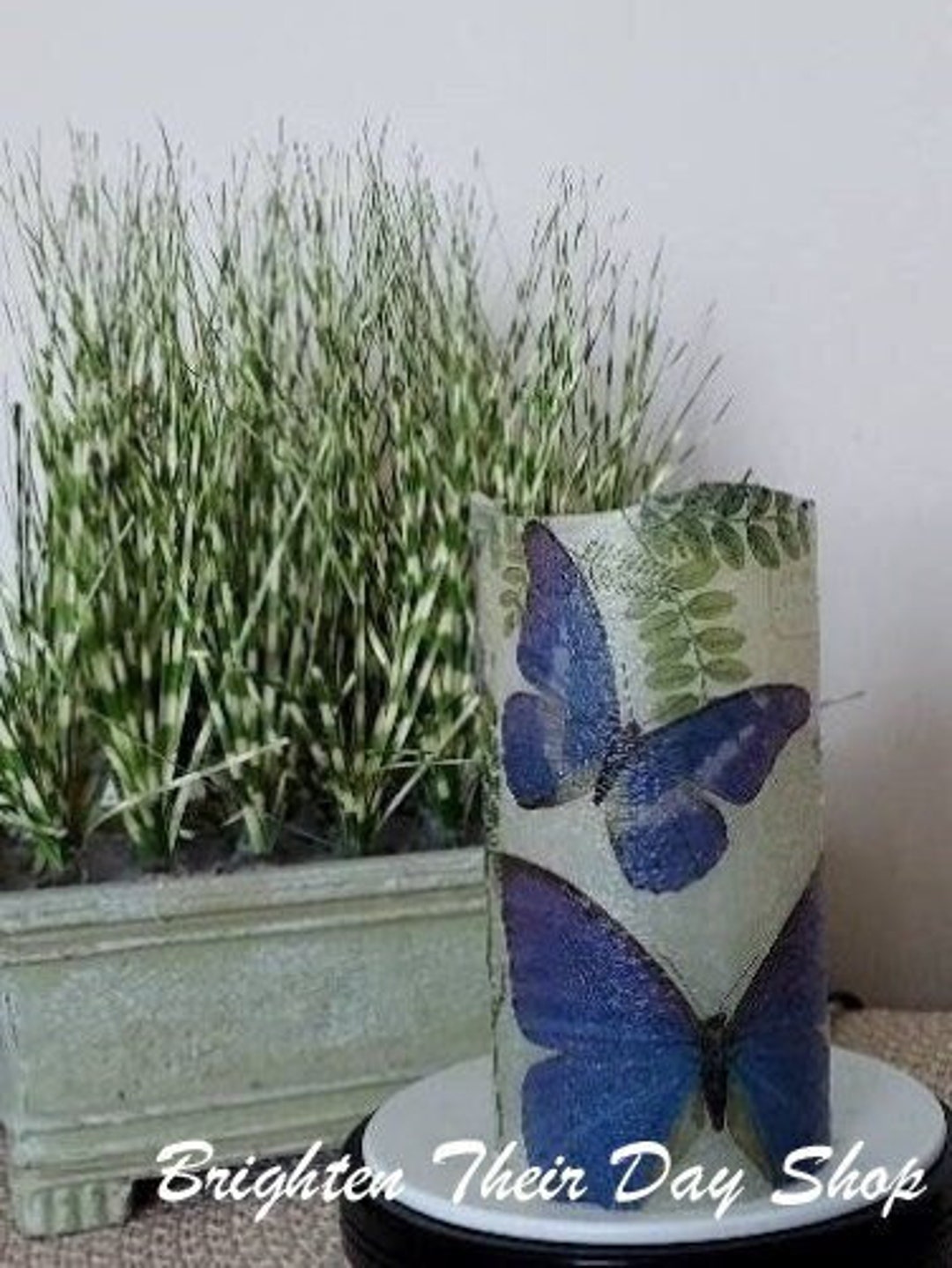 BUTTERFLY Flameless Candle W/timer, Butterfly Flameless Candle ...