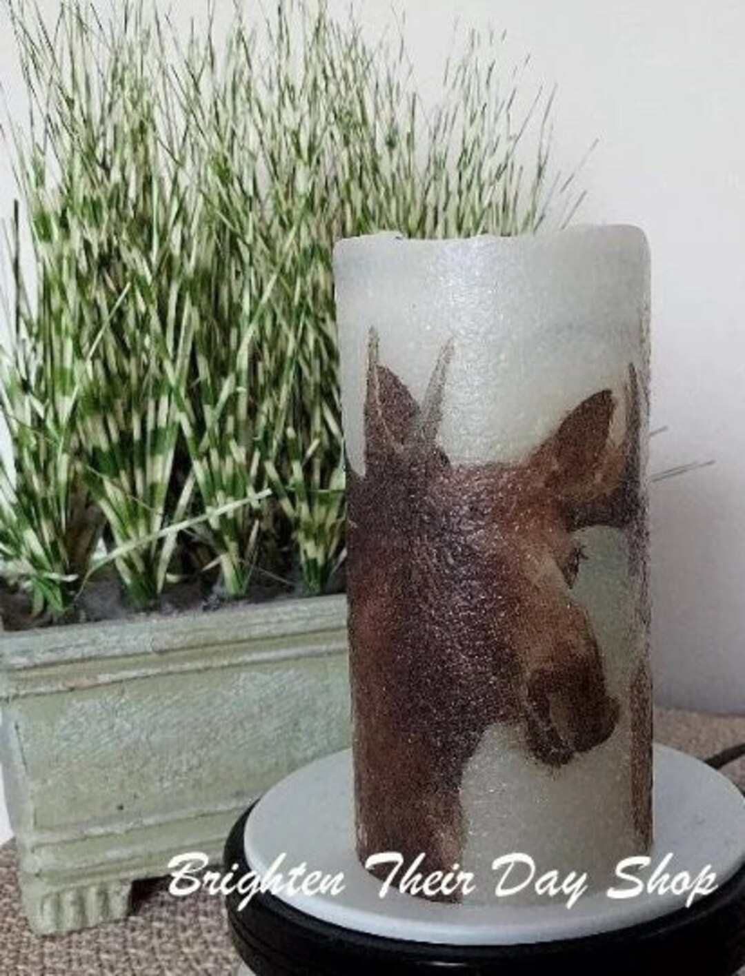 MOOSE Flameless Candle W/timer, Moose Flameless Candle, Moose Candle ...