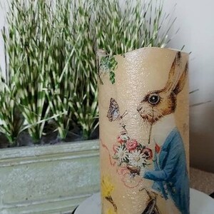 RABBIT Flameless Candle W/timer, Rabbit Flameless Candle, Rabbit Candle ...