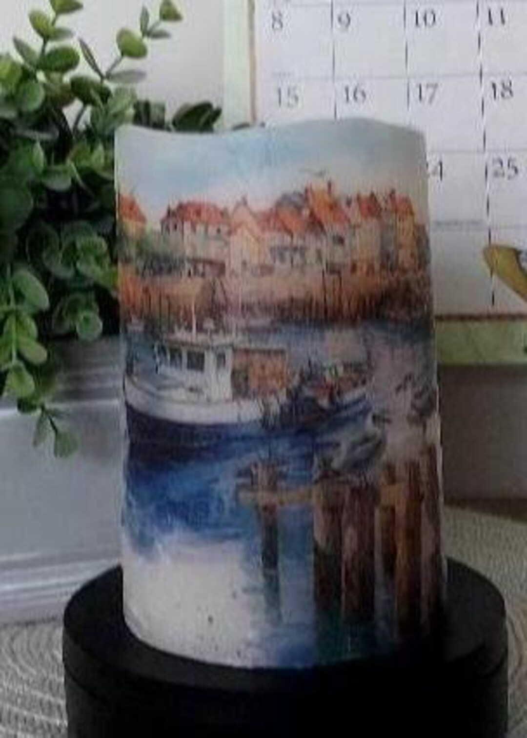 PORT/BOAT Flameless Candle W/timer, Boat Candle, Flameless Candle, Boat ...