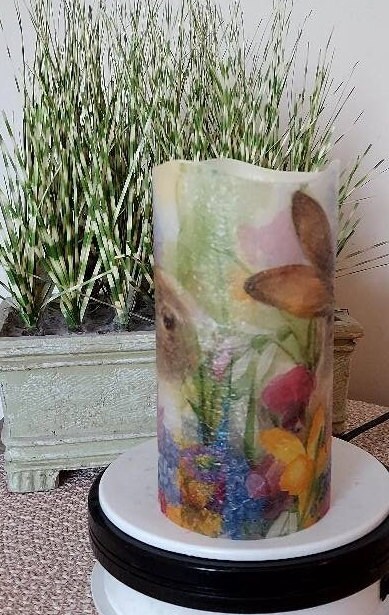 RABBIT Flameless Candle W/timer Rabbit Flameless Candle - Etsy
