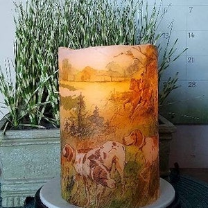 FOX HUNT Flameless Candle W/timer, Fox Hunting Candle, Fox Hunting ...