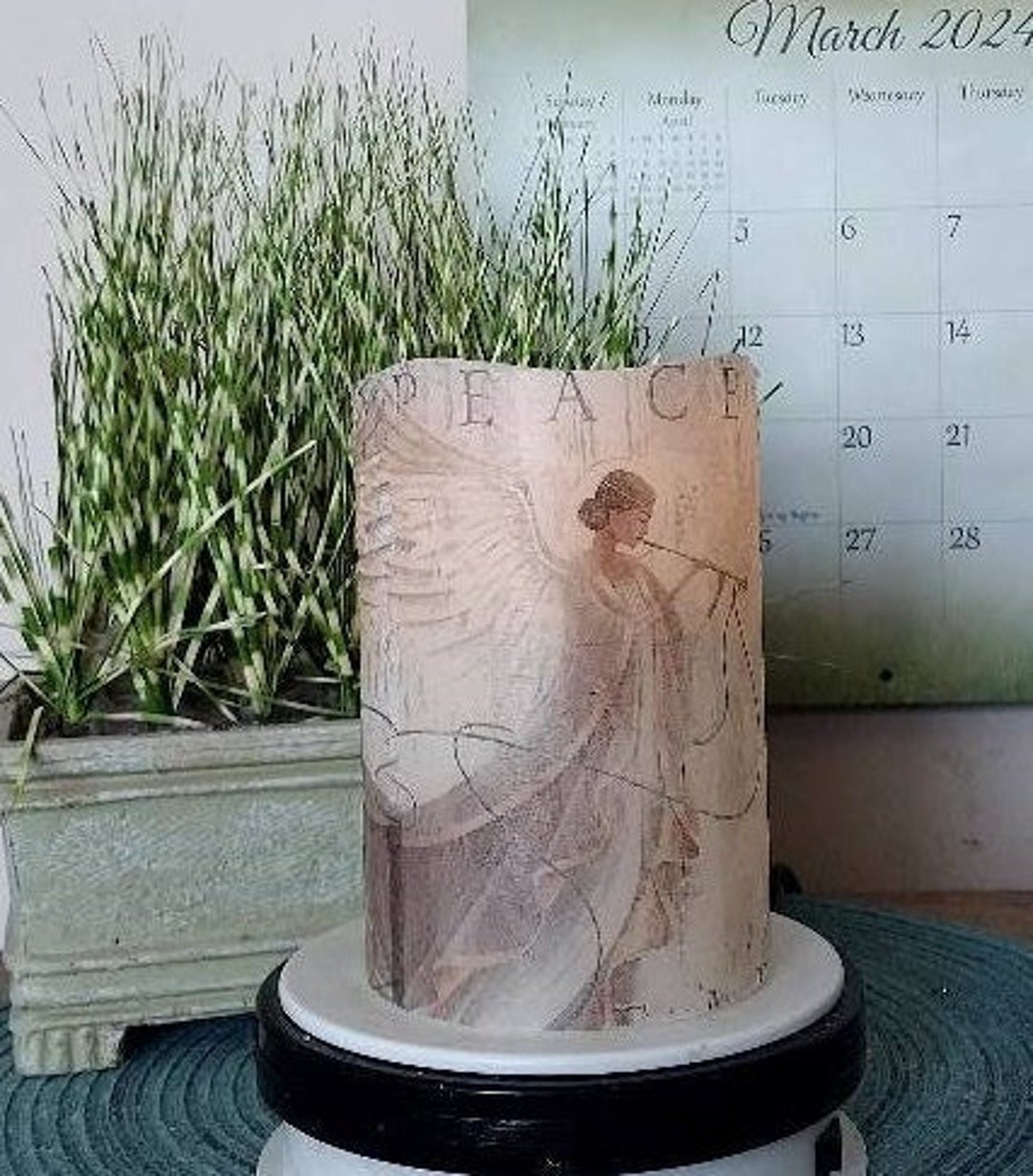 ANGEL Flameless Candle W/timer, Angel Flameless Candle, Flameless ...