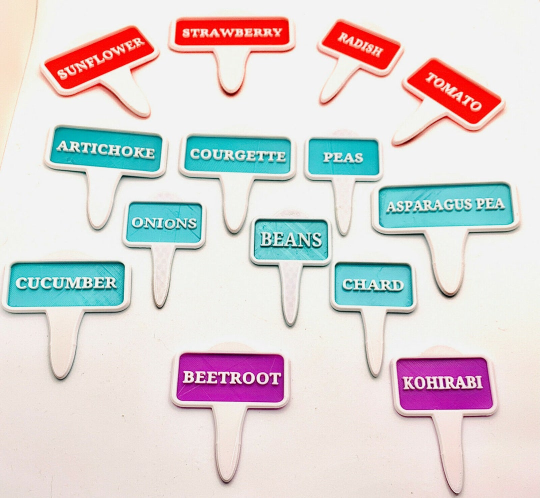 Plant Label Marker Stake Name Tag Herb Fruit Bulbs Flower Pots - Etsy