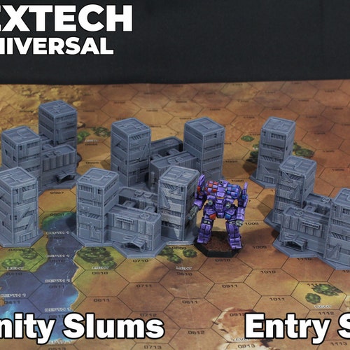 Battletech/citytech Mapscale Building Comstar HPG Station | Etsy