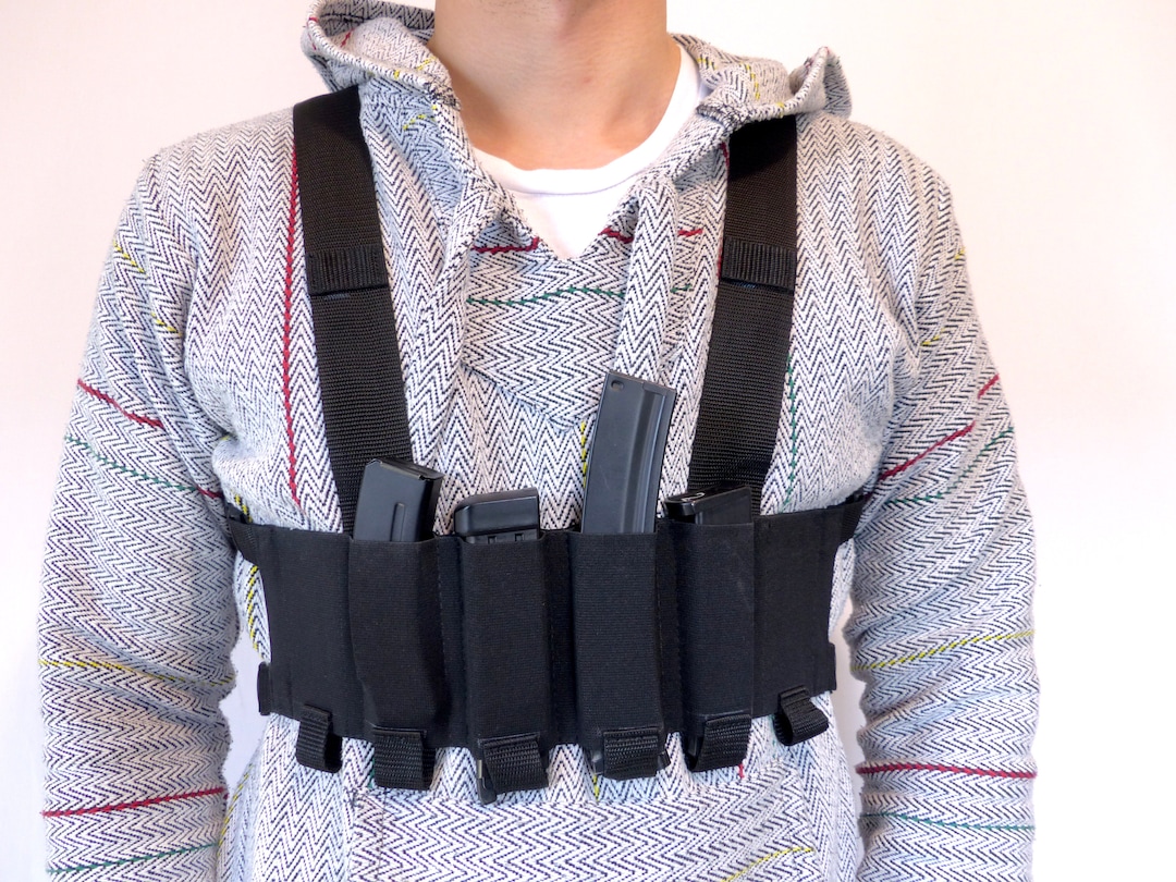 HX06 Chest Rig – Lightweight 9mm SMG & Pistol Mag Carrier | Tactical ...